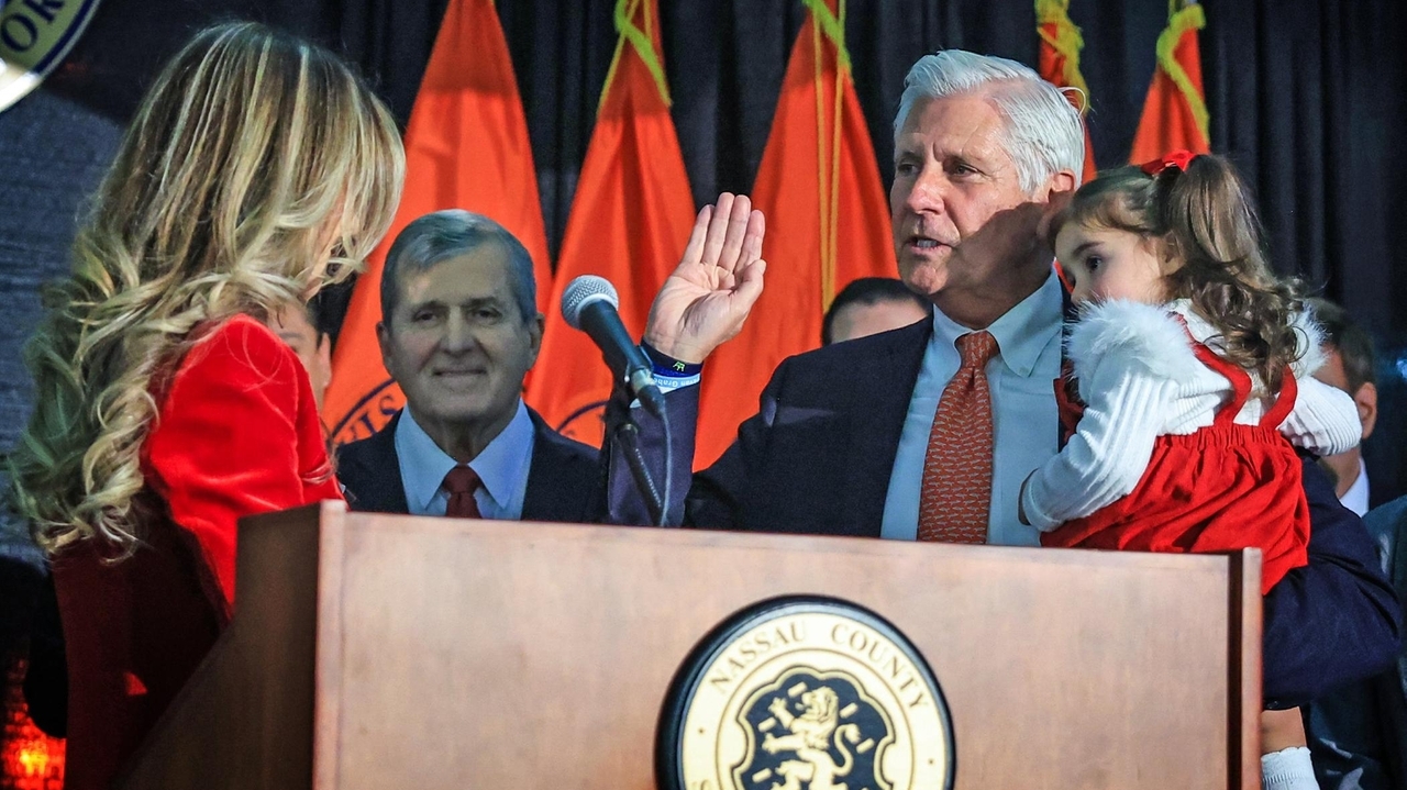 Blakeman sworn in as county executive as he mounts bid for governor ...