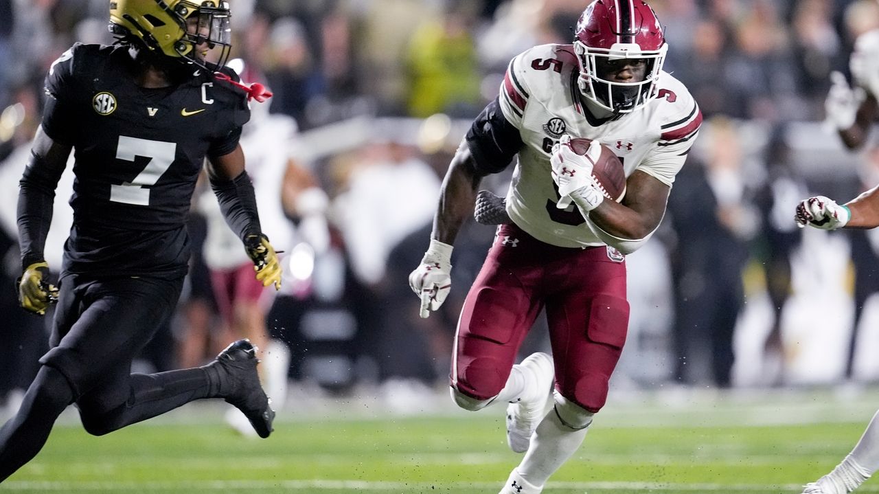 No. 23 South Carolina's charge powered by Raheim 'Rocket' Sanders - Newsday