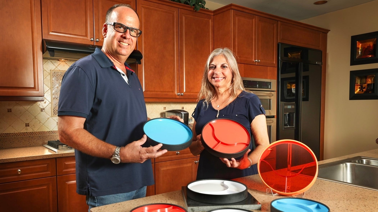 Long Island parents' invention, STAYnEAT plate, makes meals easier for ...