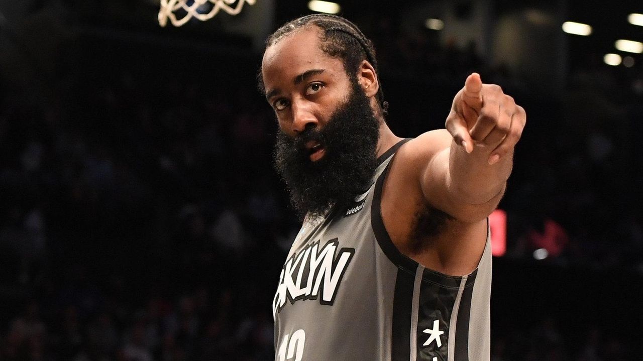 James Harden's triple-double leads Nets rout of Pistons - Newsday