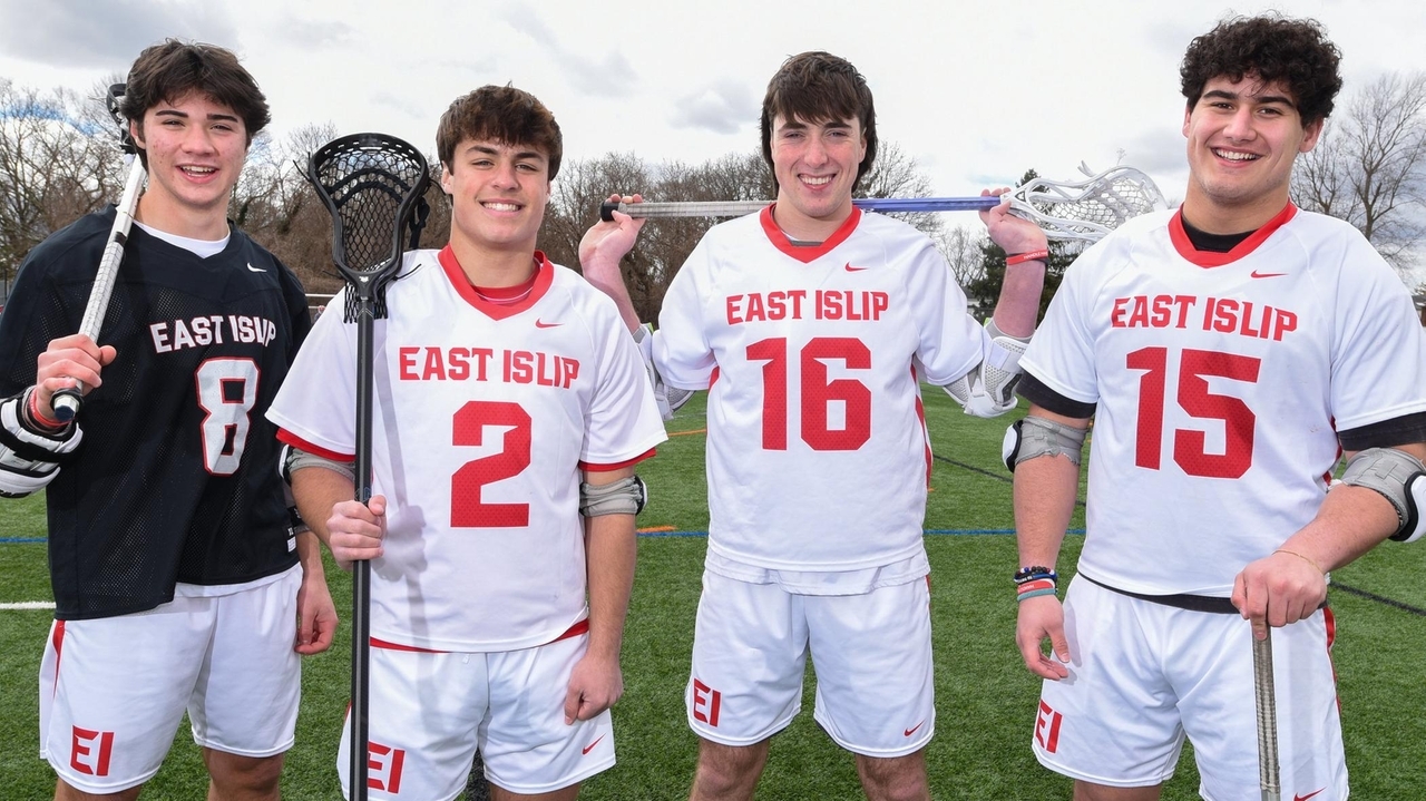 East Islip boys lacrosse features 14 players from LI champion football ...