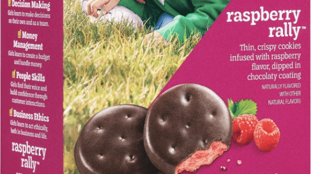 Raspberry Rally Girl Scout cookies sold out in a day last year. This ...