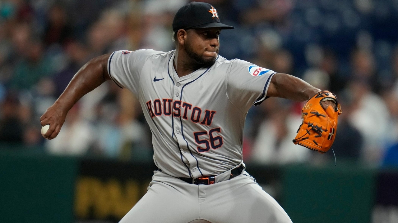 Houston pitchers combine for 3-hitter, Astros down Guardians 5-2 in ...