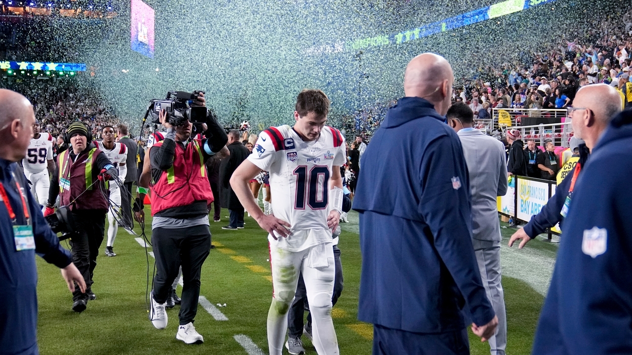 Patriots QB Drake Maye has no plans for surgery on his throwing ...