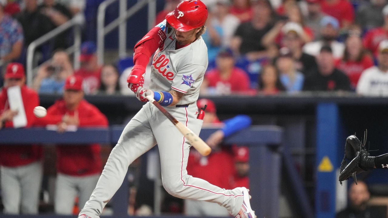 Bryson Stott's 3-run homer and Jesús Luzardo's strong outing help ...