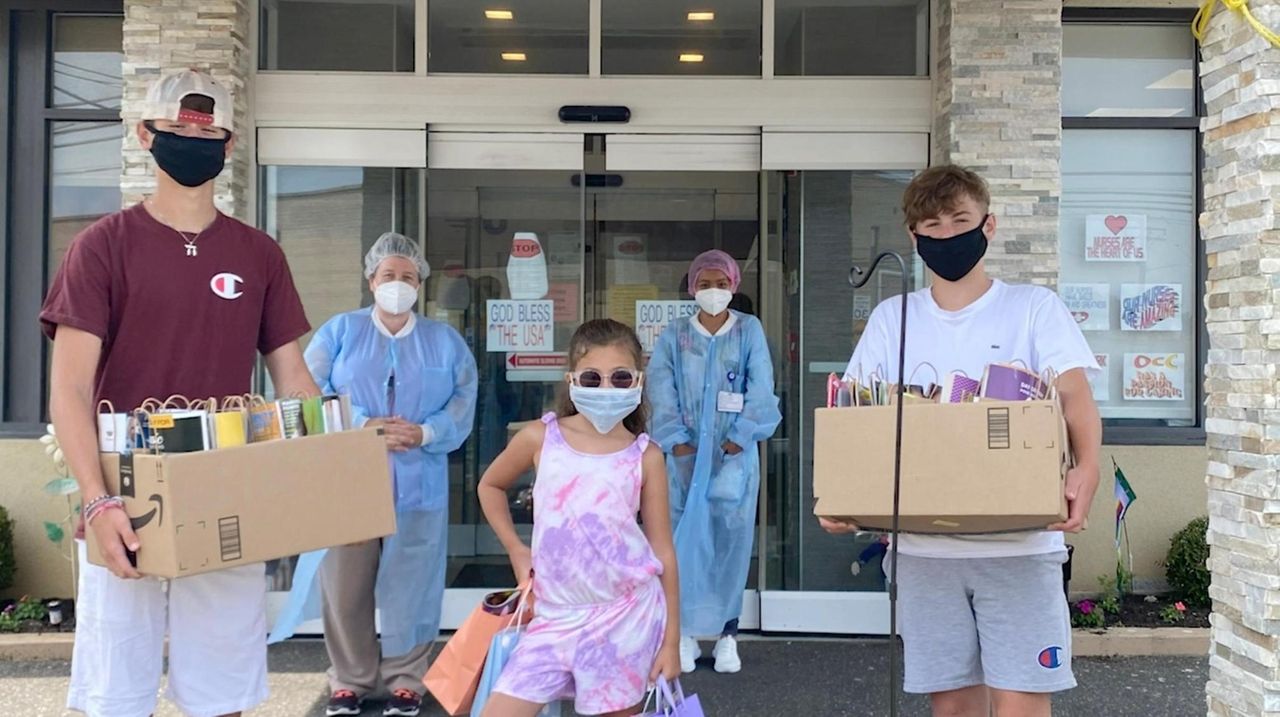 LI siblings create 'happy packs' for elderly, inspired by grandma - Newsday