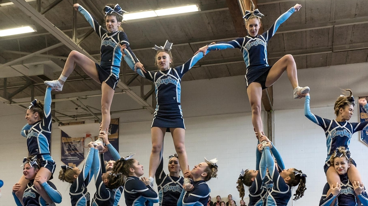 Suffolk cheerleading competition at West Babylon - Newsday