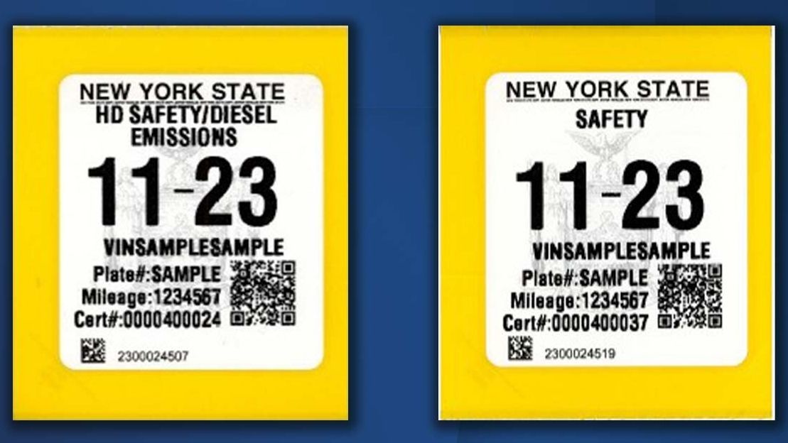 Vehicle inspection stickers to have mileage, VIN, DMV announces - Newsday