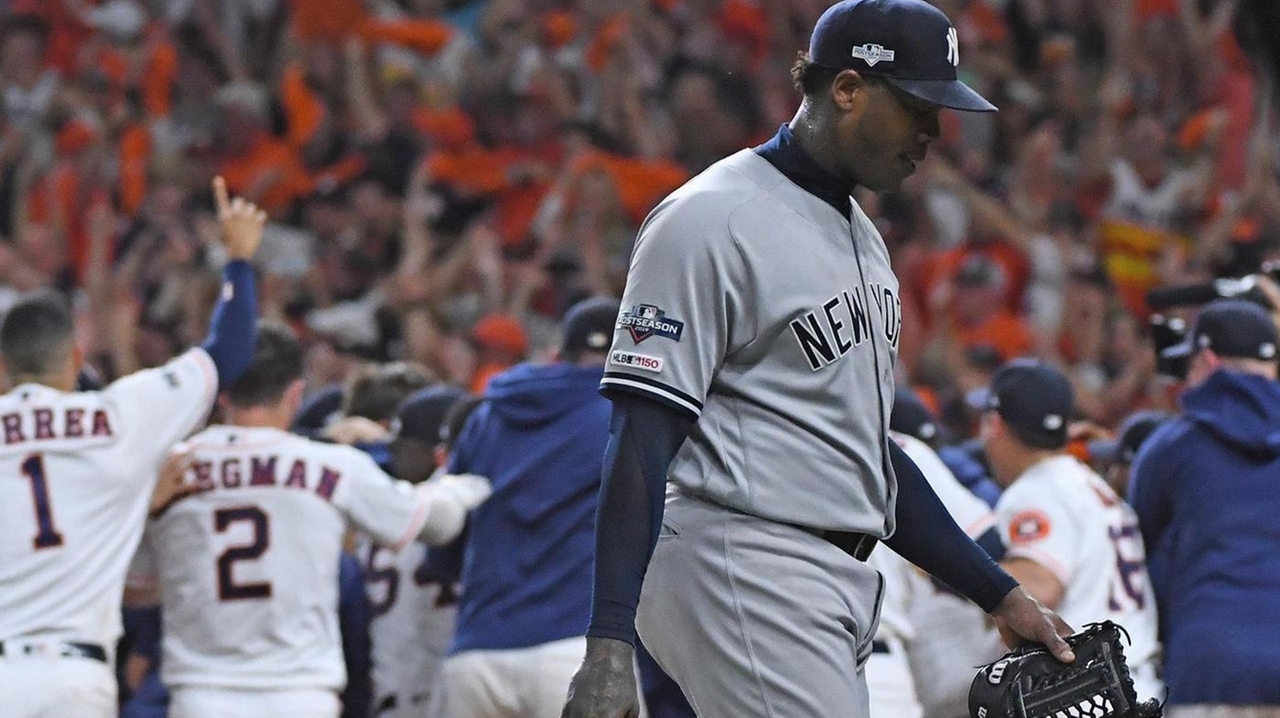 Yankees' Aroldis Chapman says he's responsible for home run by Astros ...