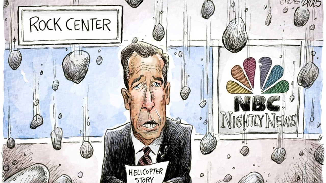 Cartoons: Brian Williams lie exposed - Newsday