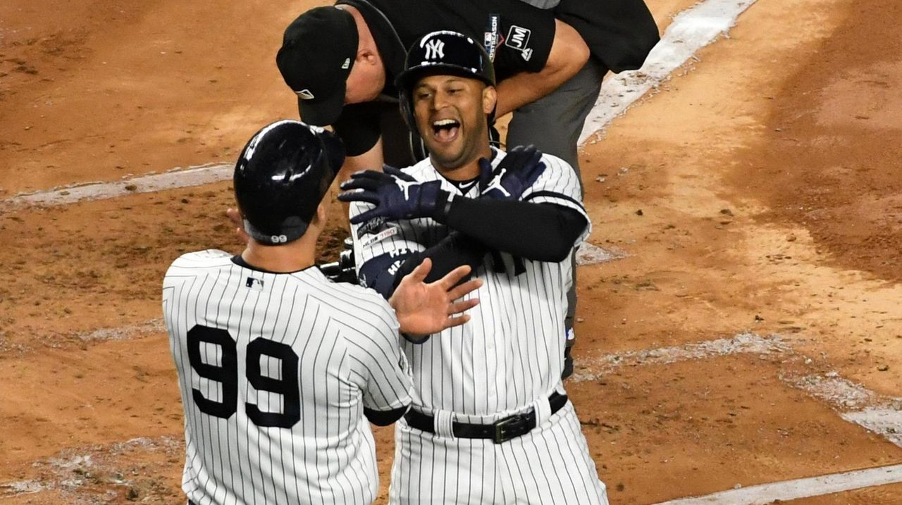 Giancarlo Stanton back in Yankees' lineup for ALCS Game 5 - Newsday