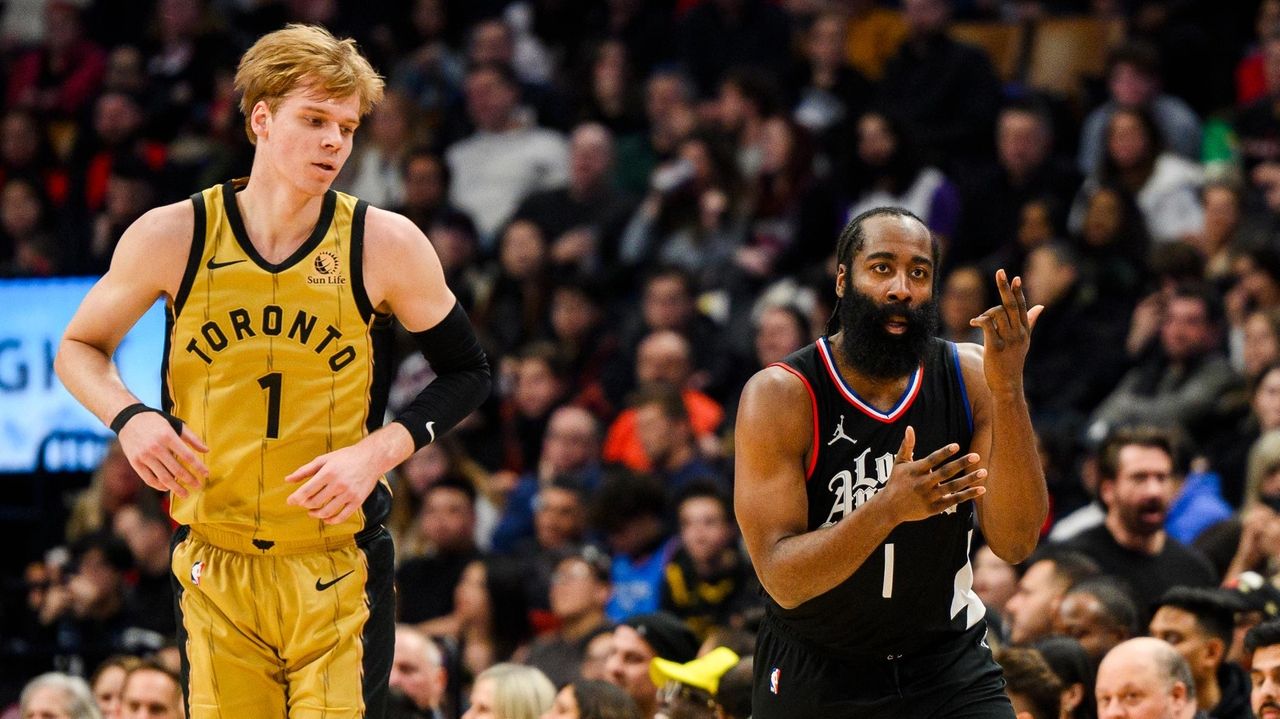 Harden posts 75th career triple-double as Clippers win 4th straight, beat Raptors 127-107 - Newsday