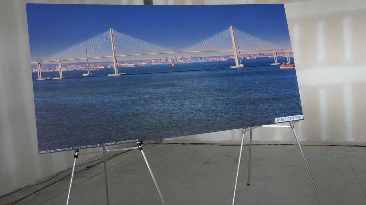 Designs unveiled for replacement of Baltimore bridge almost a year ...
