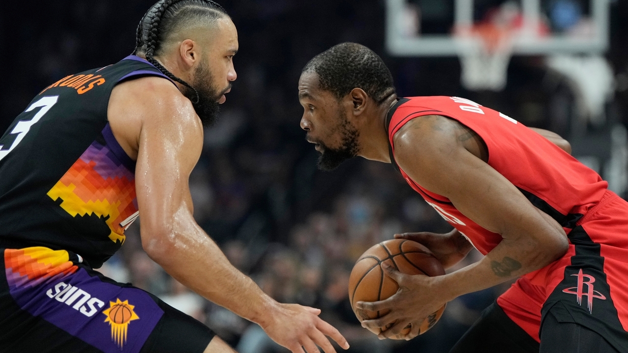 Kevin Durant scores 24 in his return to Phoenix, leads the Rockets past ...