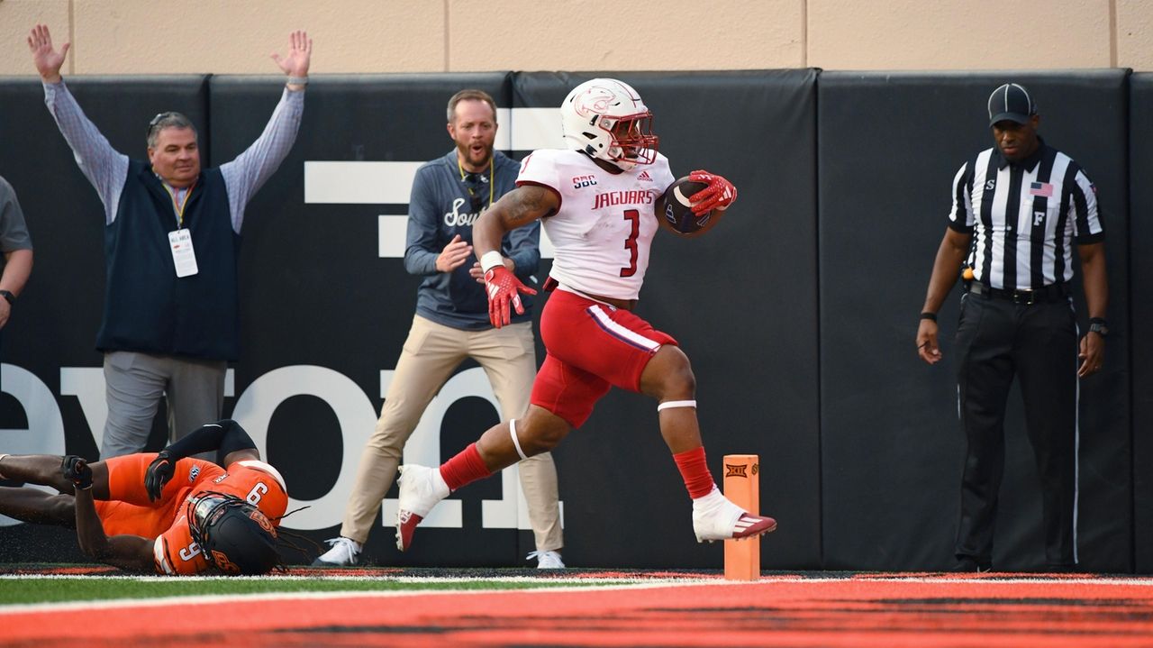 Webb rushes for 151 yards, 2 TDs as South Alabama stuns Oklahoma State ...