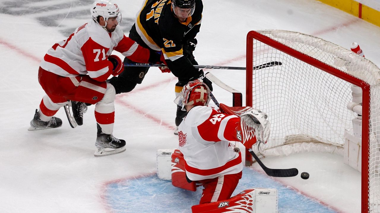 Bruins fastest to 50 wins in NHL history, beat Red Wings 3-2 - Newsday
