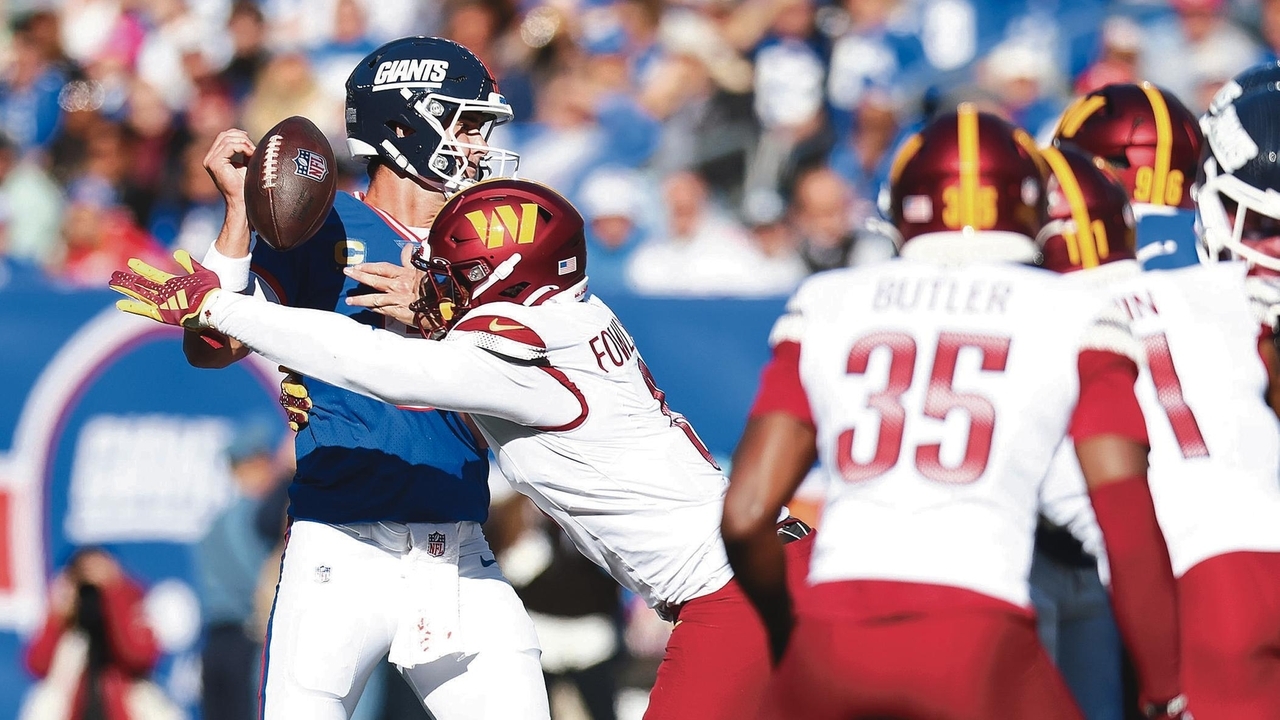 Giants lose to surprising Commanders for second time this season, fall ...