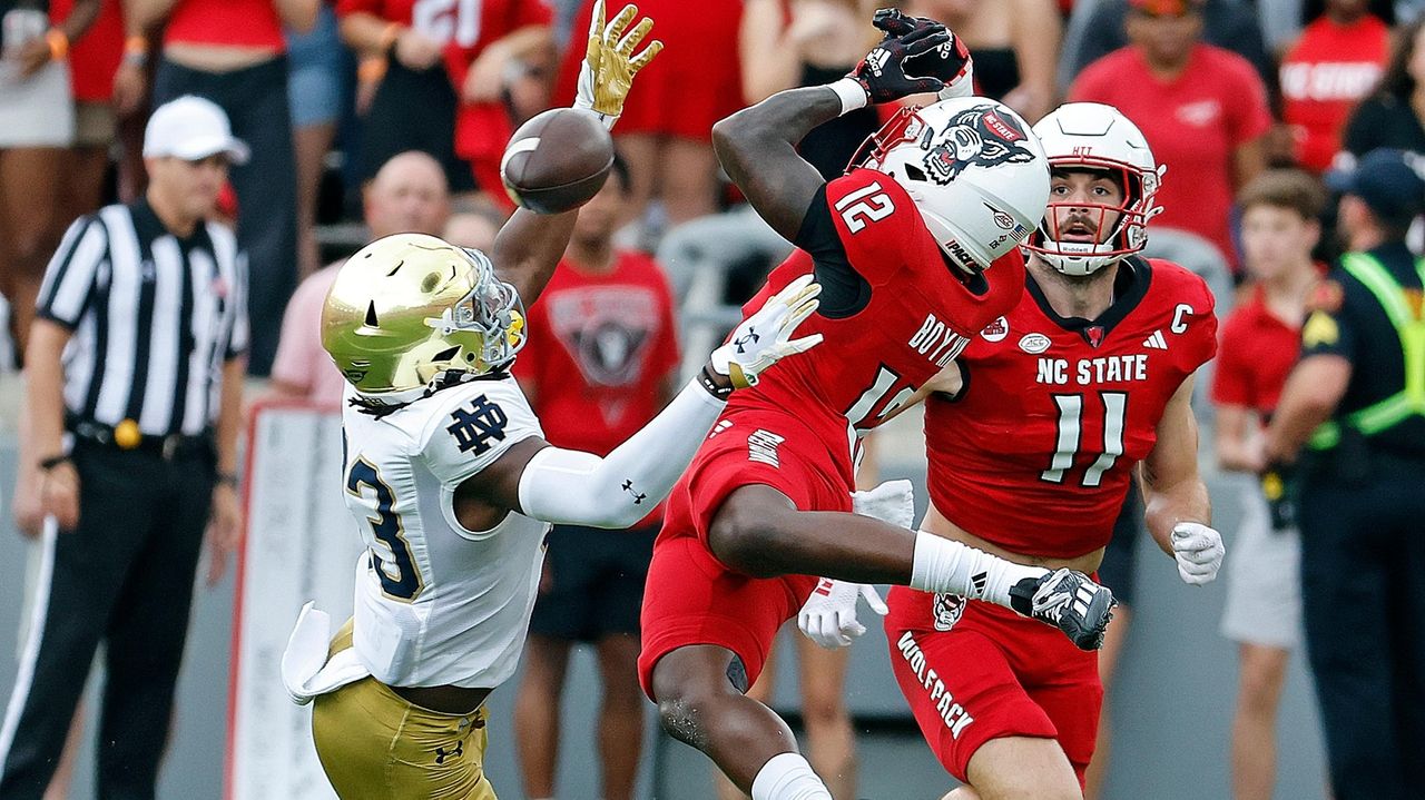 NC State aims to clean up mistakes from Notre Dame loss when it hosts VMI - Newsday