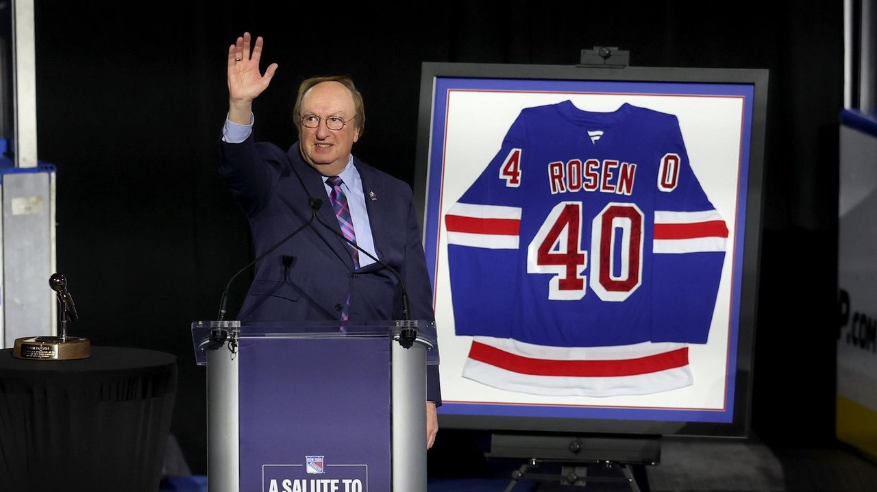 Rangers honor Sam Rosen, TV voice for 40 seasons - Newsday