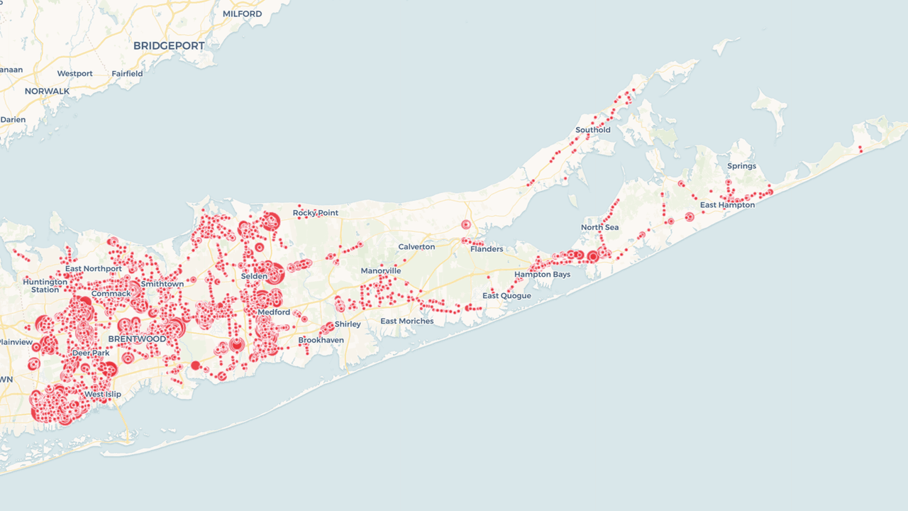 BusPatrol camera tickets: See where in Suffolk they were issued - Newsday