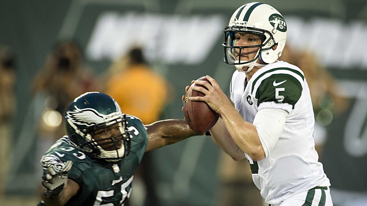 Matt Simms helps his chances of making Jets' roster as No. 3 QB - Newsday