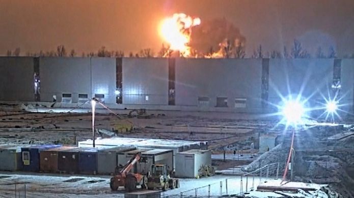 DHL cargo plane crashes and skids into a house in Lithuania, killing a ...