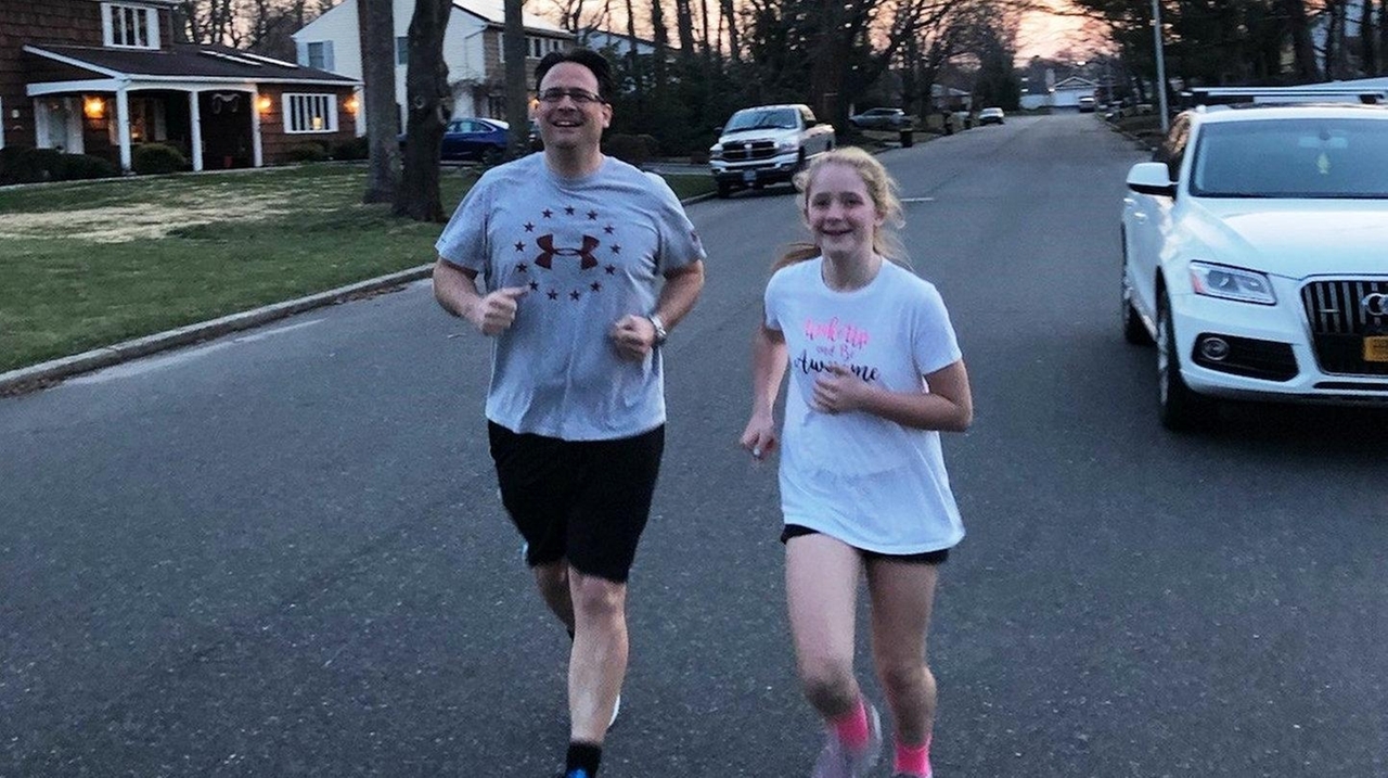 Running with my dad is a great way to spend time together - Newsday