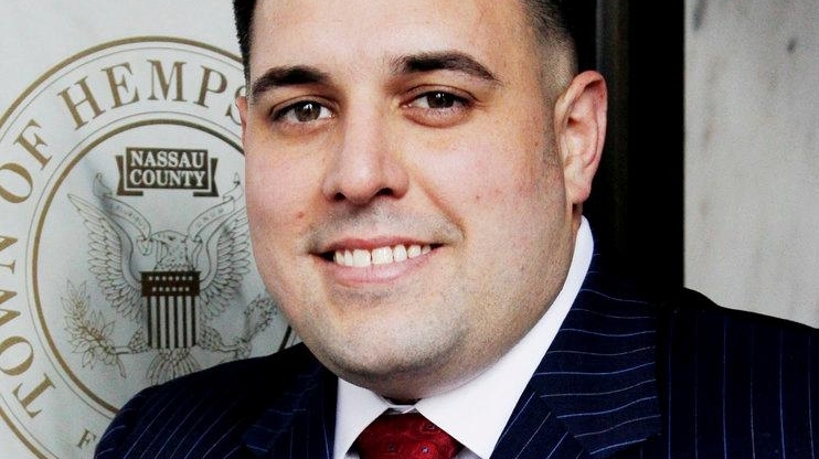 Anthony D’Esposito lawn signs appear outside his district - Newsday