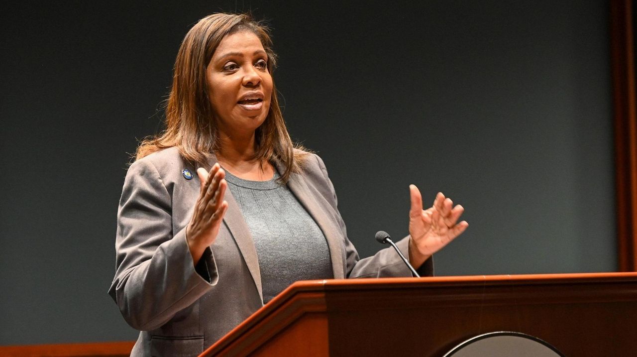 Letitia James speaks to Long Island Association - Newsday