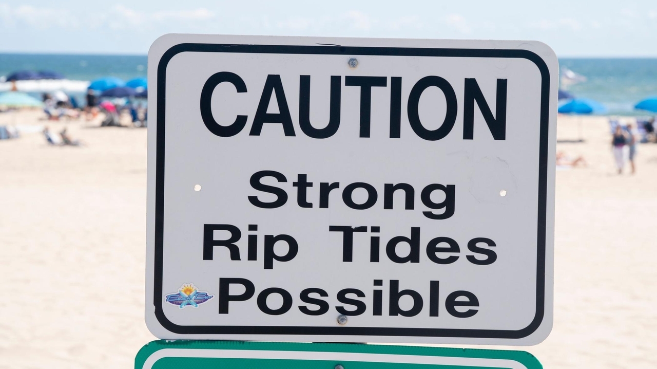 High rip current risk in effect for Long Island beaches - Newsday
