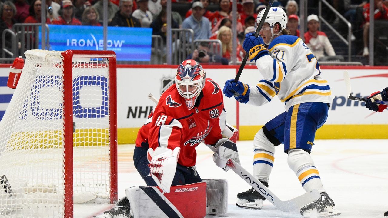 Thompson, Tuch help Sabres outlast Ovechkin, Capitals with 8-5 win - Newsday