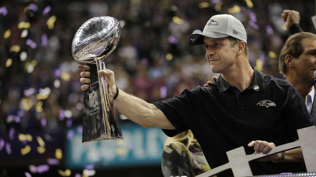 John Harbaugh's Super Bowl win comes with pain for brother - Newsday