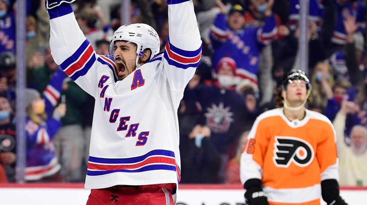 Rangers rally in third to beat Flyers, finish 3-2 on long trip - Newsday