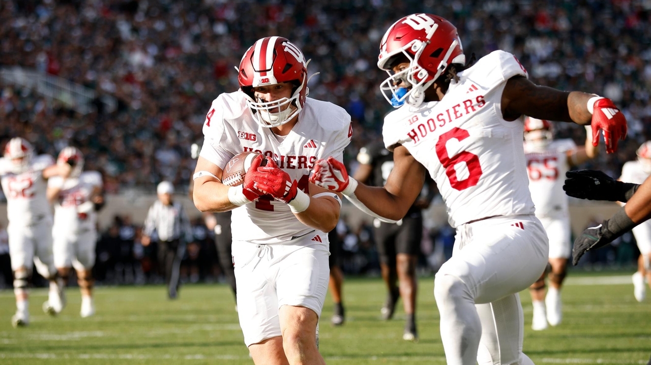 No. 8 Indiana tries to extend school record perfect mark with rare ...