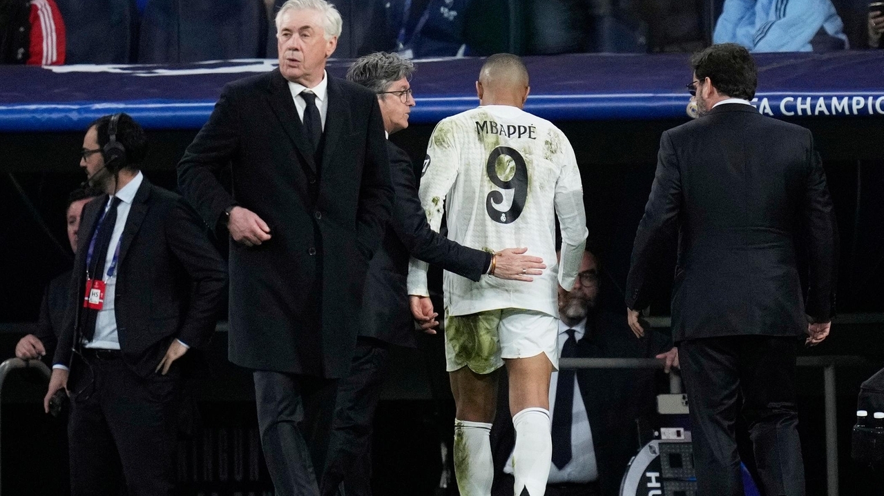 Injured Mbappé jeered in Real Madrid's quarterfinal exit in the ...