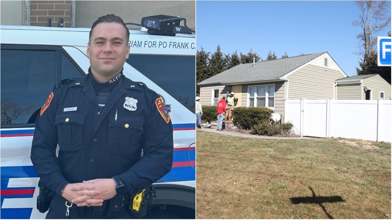 Suffolk police officer Richard Senese saves boy from West Islip house ...