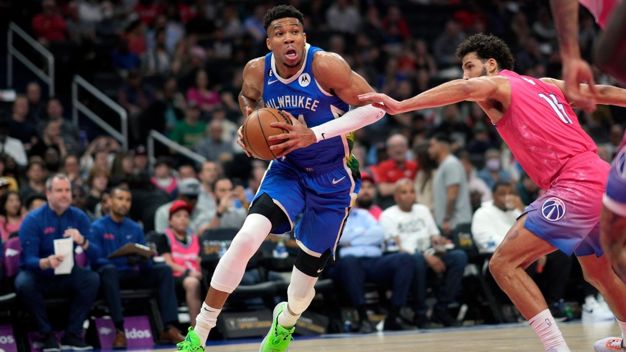 Antetokounmpo's triple-double lifts Bucks over Wizards - Newsday