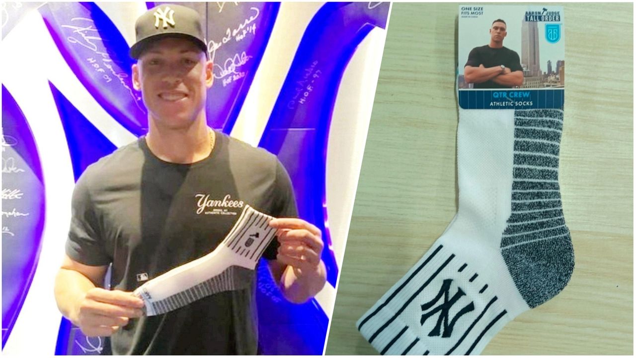 Aaron Judge's socks: How Yankee, LI company are perfect fit - Newsday