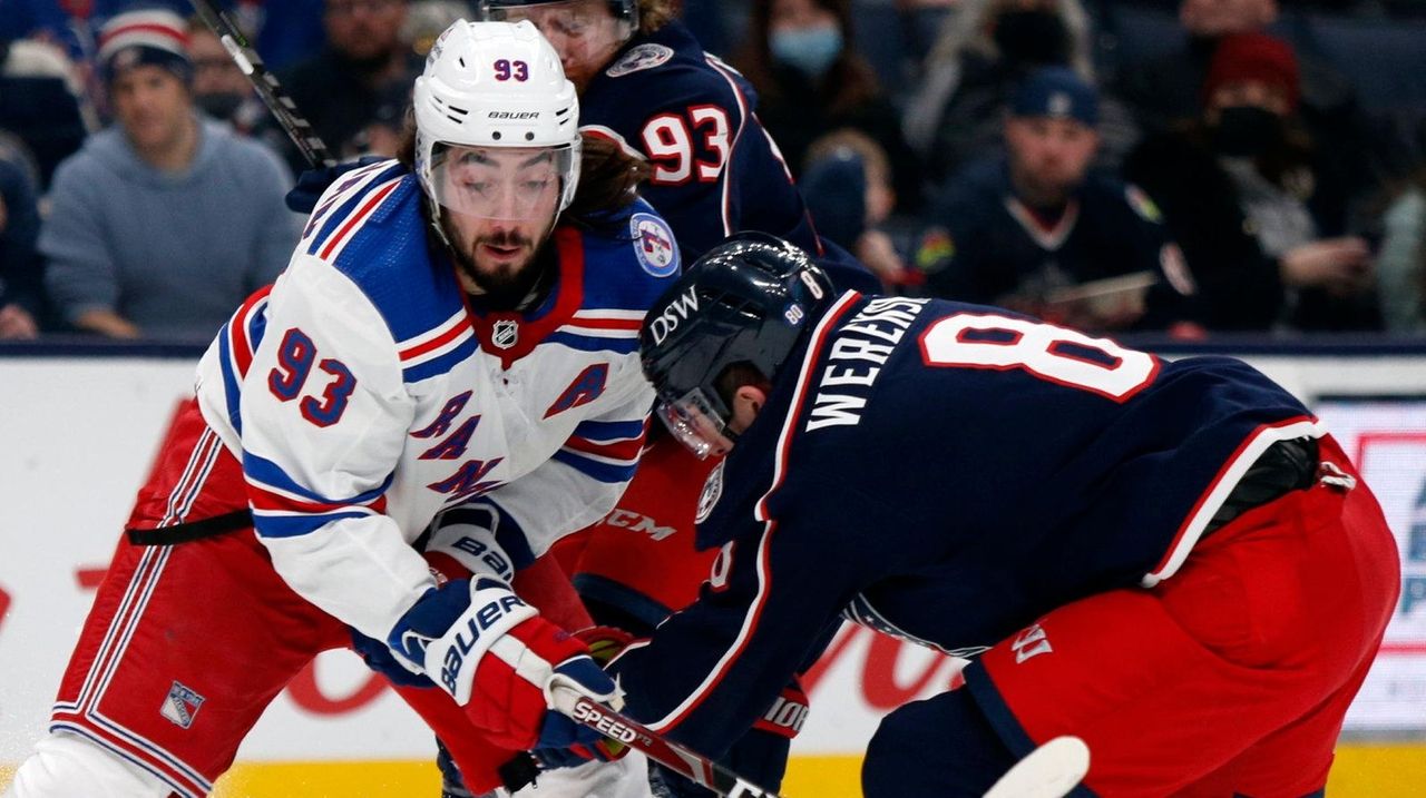 Adam Fox leaves with injury in Rangers' loss to Blue Jackets - Newsday