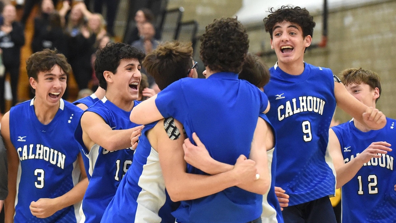 Calhoun boys volleyball finishes surprise Nassau Div. II title run with ...