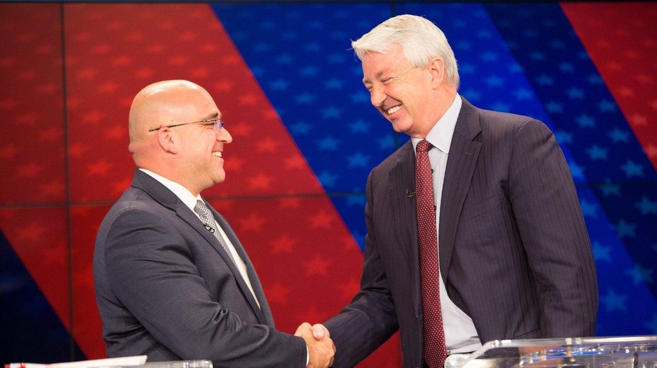 Phil Boyle, Larry Zacarese clash in Suffolk sheriff’s debate - Newsday