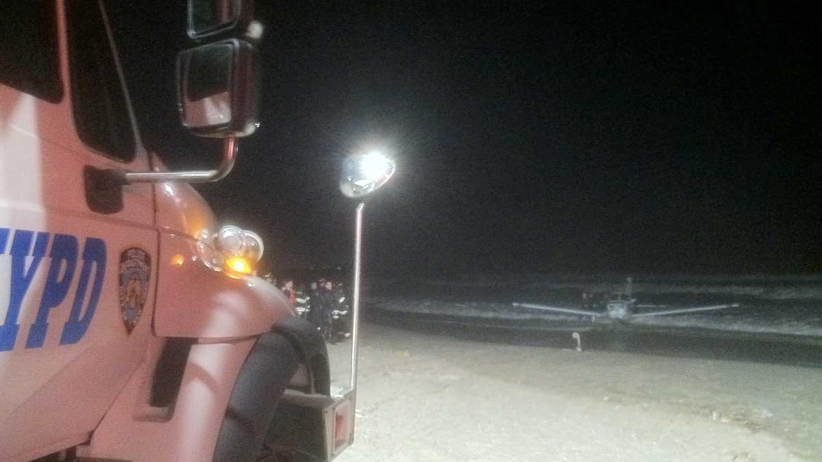 NYPD: Plane left LI, landed in waters off Rockaway - Newsday