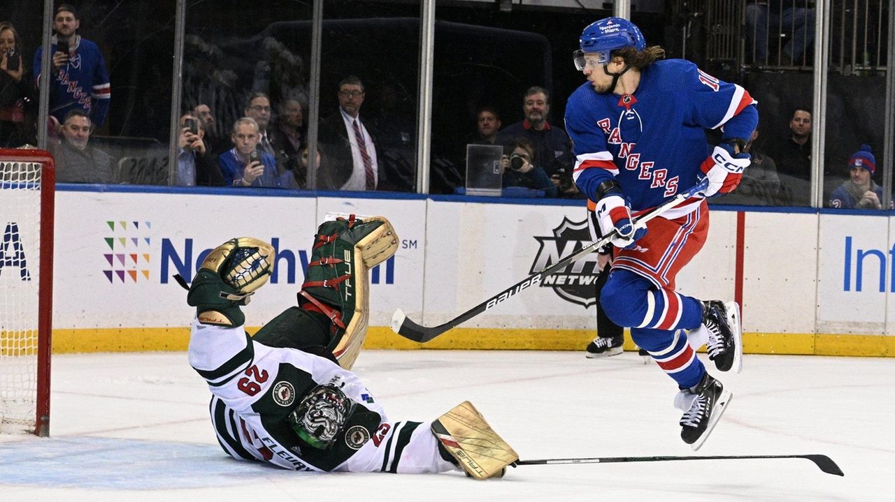 Shesterkin stars in shootout as Rangers top Wild - Newsday