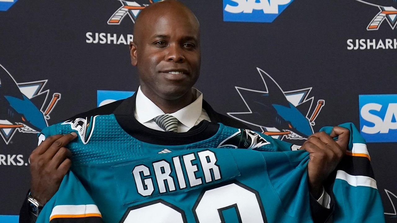 Ex-Rangers assistant Mike Grier jumps in with Sharks as NHL's first ...