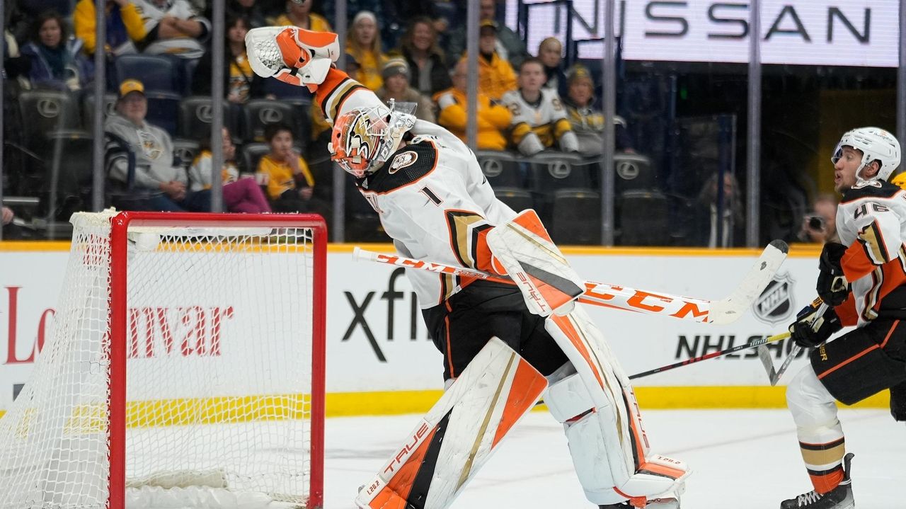 Dostal's 39 saves leads Ducks over Predators 5-3 - Newsday