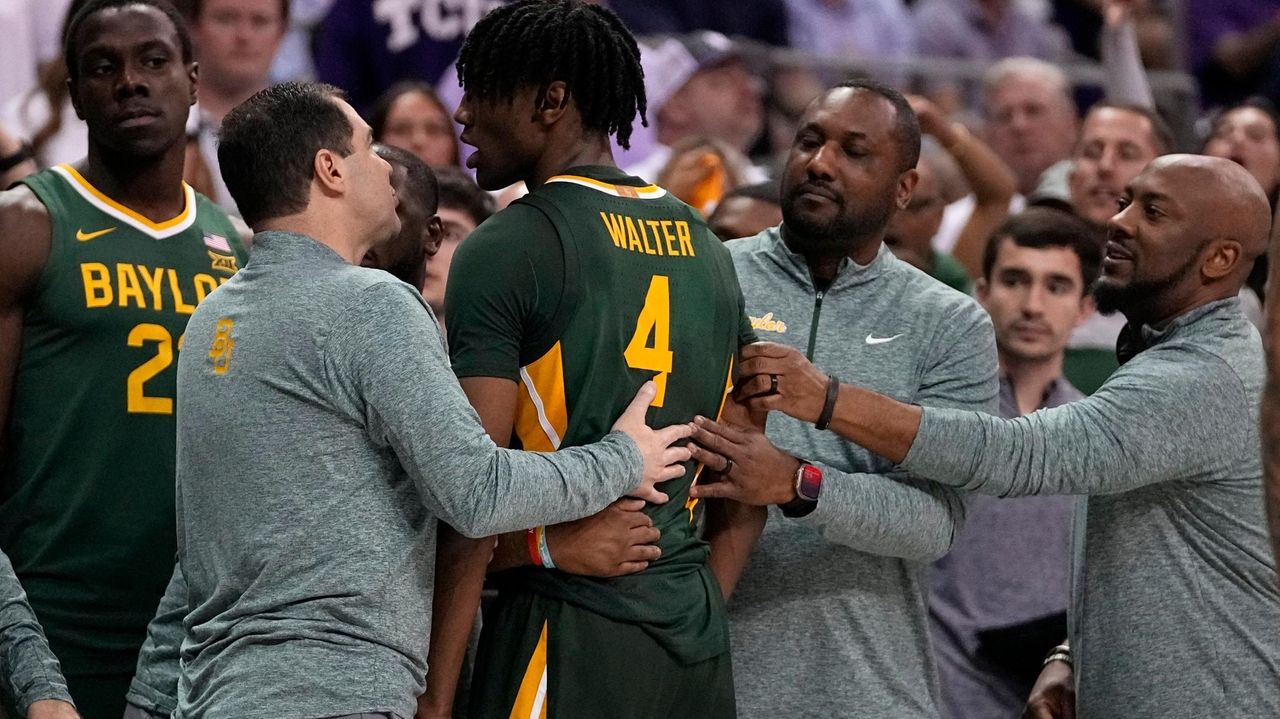 Baylor freshman Ja'Kobe Walter big after halftime as No. 15 Bears beat ...