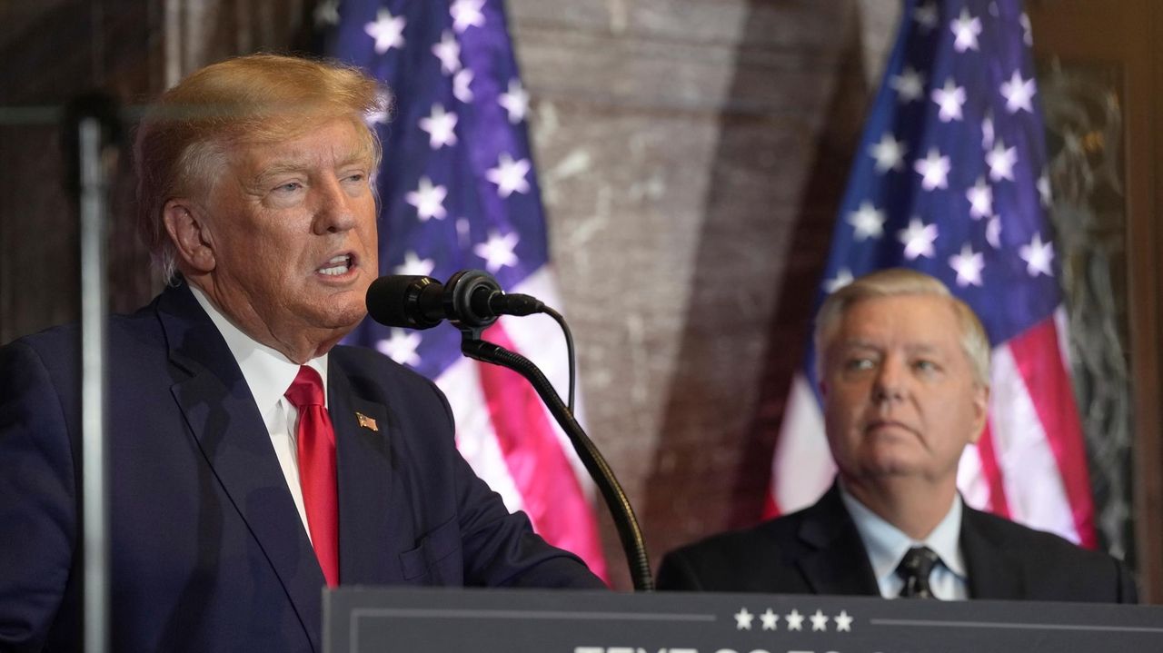 Donald Trump and Lindsey Graham are again at odds, now over abortion ...