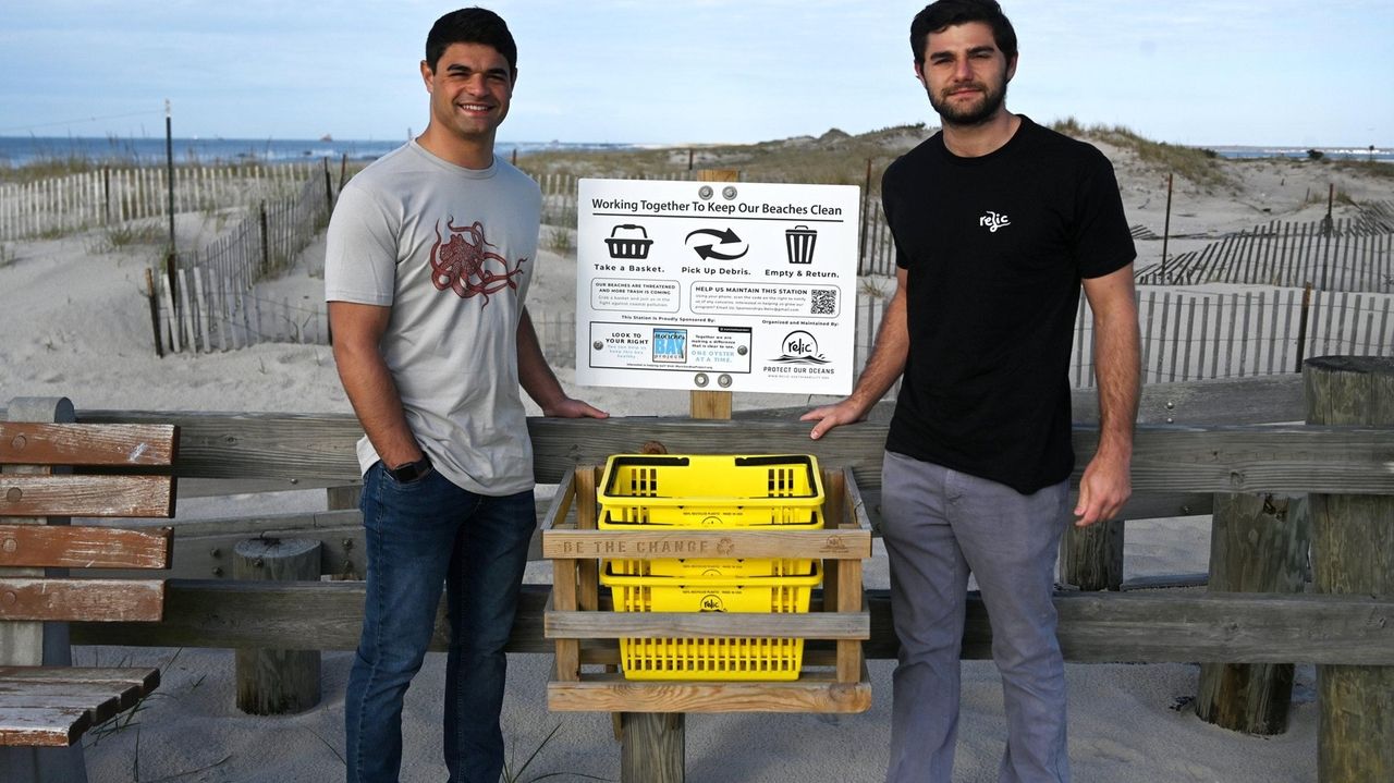 Smithtown beaches to install cleanup stations to fight litter - Newsday