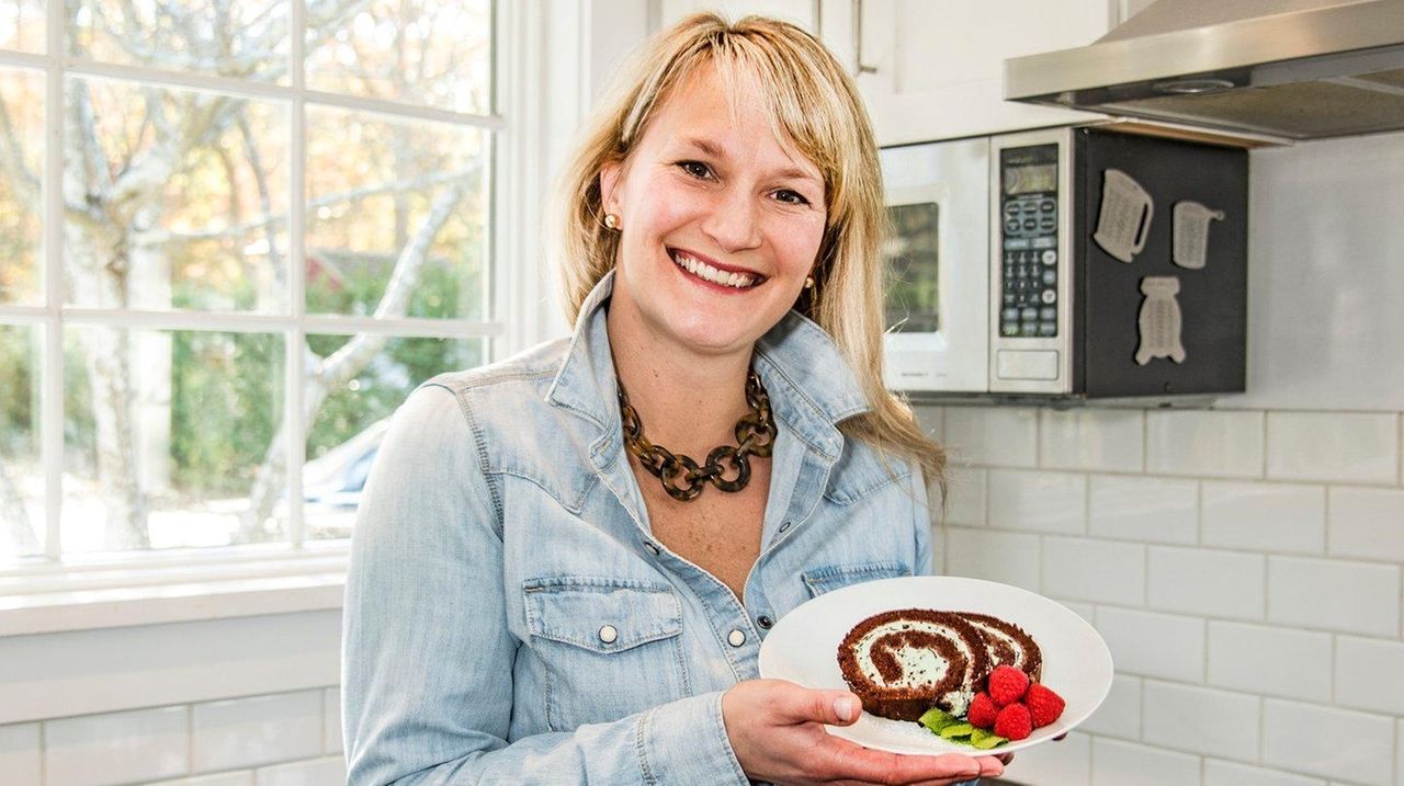 Who’s Cooking: Allison Beyer-Clausen makes a chocolate roll - Newsday