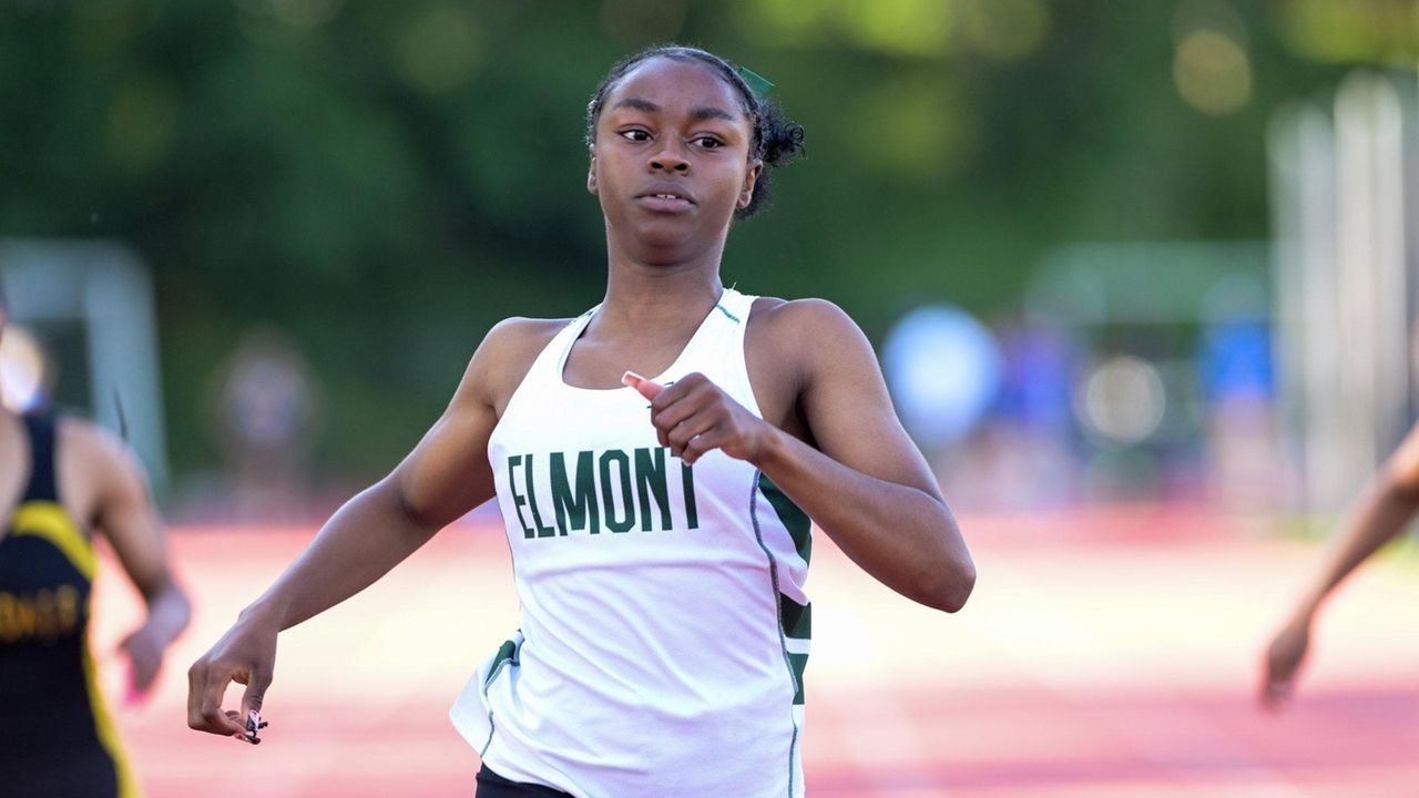 Elmont's Ashley Fulton has burst in 100 win at Nassau state qualifier ...